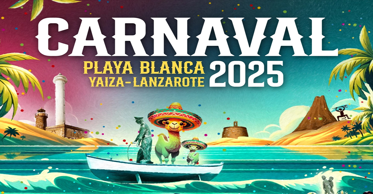 Todo listo en Playa Blanca para disfrutar de su Carnaval 2025